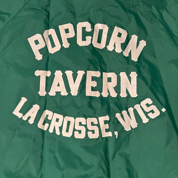 Vintage | Jackets & Coats | Popcorn Tavern Green Coach Jacket | Poshmark
